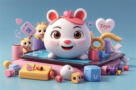 Premium Ai Image Mobile Application Software And Web Development Copy File Cute Illustration