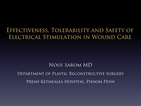 Pdf Effectiveness Tolerability And Safety Of Electrical
