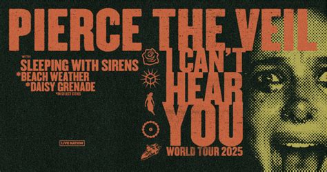 Pierce The Veil Announces I Cant Hear You” 2025 Tour — Get Some Magazine