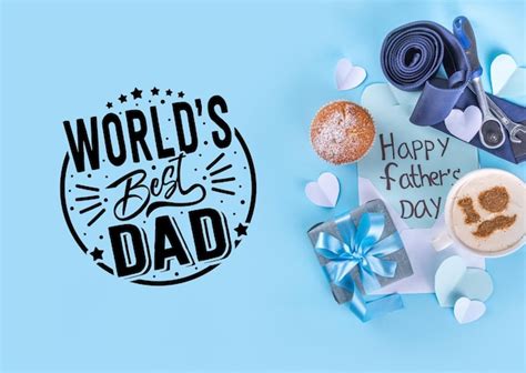Premium Psd Happy Fathers Day Wish Card