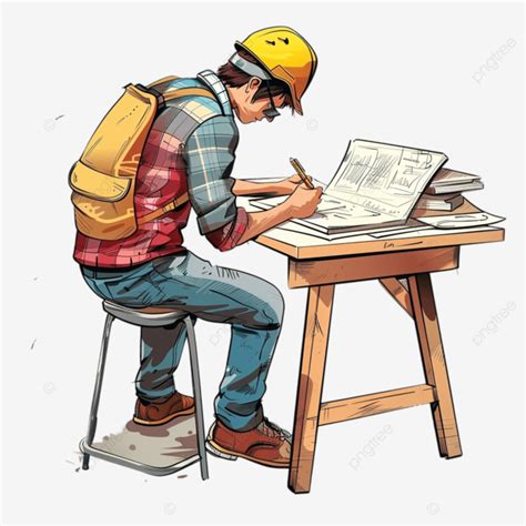 사람 열심히 Ar 작업 만화 스타일 열심히 일하다 힘든 일 고심하다 Png 일러스트 및 이미지 에 대한 무료 다운로드 Pngtree