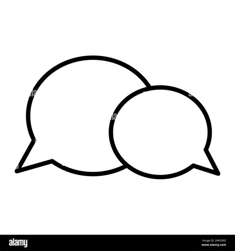 Message Icons Chat Message Icon Dialog Frame Dialog Chat Speech Bubble Speak Icon Vector