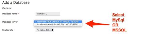 How To Create A Mysql Or Mssql Database In Plesk Panel