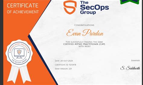 Certified Appsec Practitioner Cap As Of Today I Am Officially A Certified Appsec