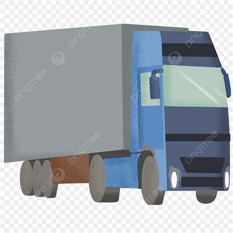 만화 트럭 일러스트 트레일러 트럭 클립 아트 만화 클립 아트 화물 Png 일러스트 및 Psd 이미지 무료 다운로드 Pngtree
