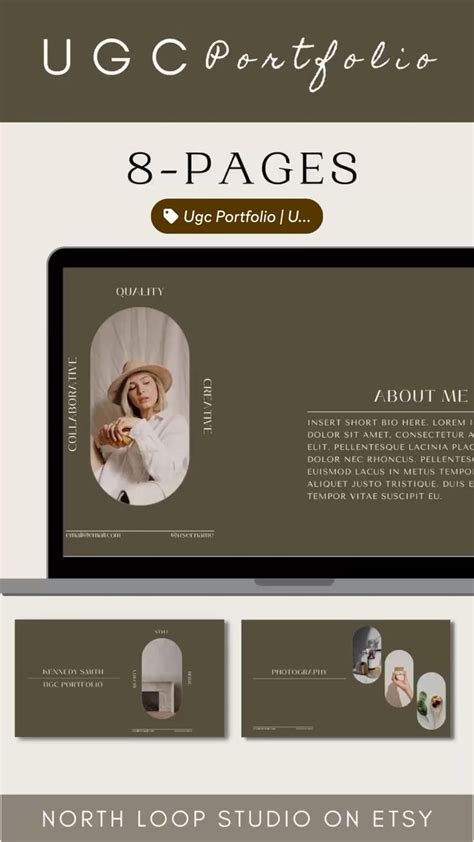 Content Creator Portfolio Template