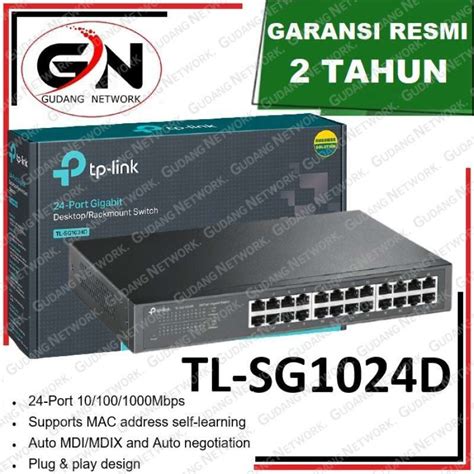 Promo Tanpa Merk Tp Link Tl Sg D Switch Hub Port Gigabit Desktop Rackmount F Diskon