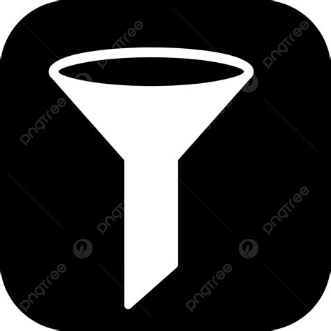 Filtering Clipart Vector Filter Icon Isolated On Abstract Background