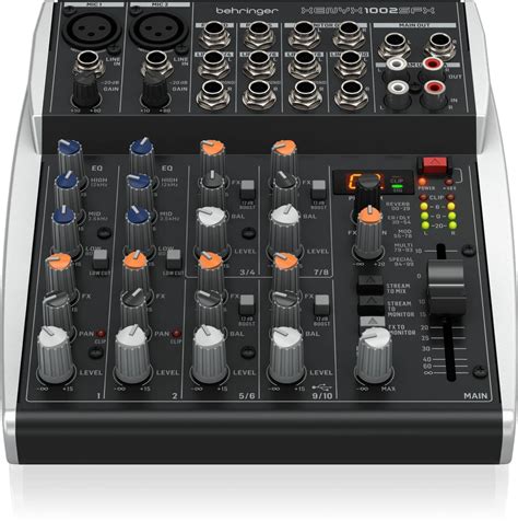 Behringer Xenyx 1002sfx Premium Analog 10 Input Mixer With Usb Streaming Interface At Rs 18771