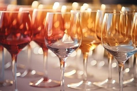 Premium Ai Image Empty Wine Glasses On Table In Restaurant
