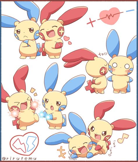 Rirutemu Minun Plusle Creatures Company Game Freak Nintendo