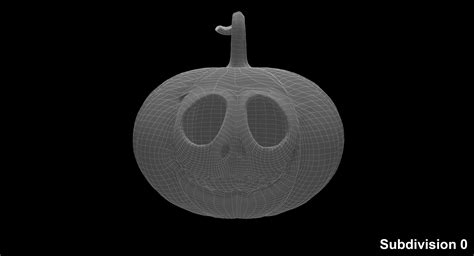 Halloween Pumpkin 3 3d Model 49 Obj Ztl Max Free3d