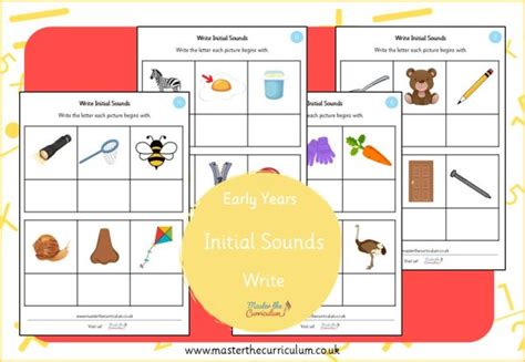 Initial Sounds Write Master The Curriculum