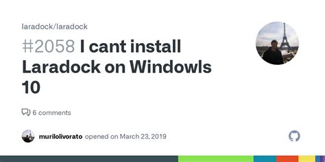 i cant install laradock on windowls 10 · issue 2058 · laradock