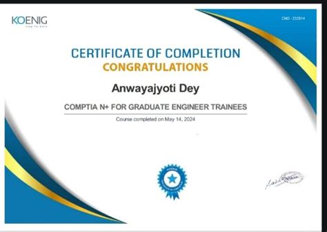 anwayajyoti dey on linkedin excited to announce my completion of the comptia network course from…