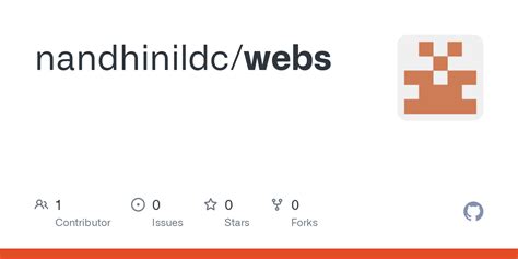 GitHub Nandhinildc Webs