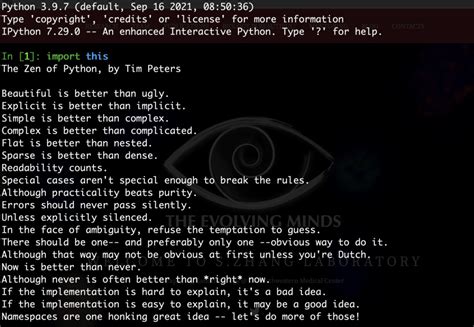 On Scientific Discovery Processes The Zen Of Python Welcome To S