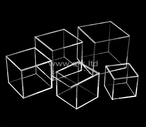 Plexiglass Manufacturer Customize Lucite Square Boxes
