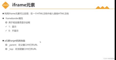前端自学笔记 Iframe前端读书笔记iframe Csdn博客