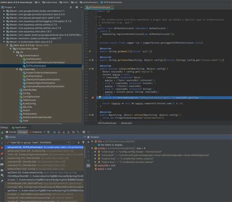 Gcp Nullpointerexception When Trying To Read ~kubeconfig File On Expiry Field · Issue 559