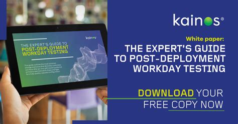 The Experts Guide To Post Deployment Workday Testing