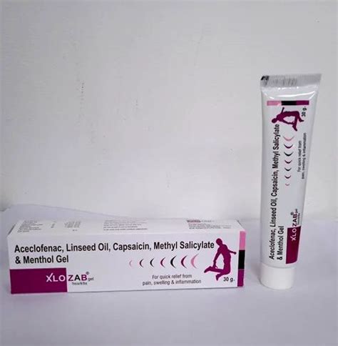 Aceclofenac Gel At Rs 100 Tube Aceclofenac Linseed Oil Methyl Salicylate Menthol Capsaicin Gel