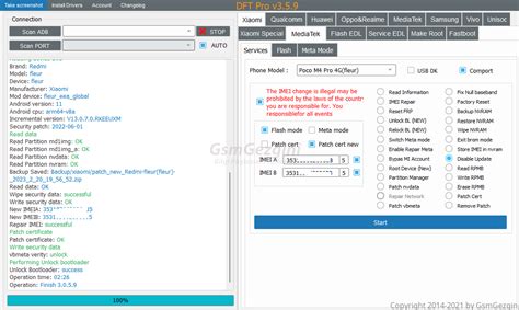 Çözüldü Xioami Poco M4 Pro 4G Fleur İmei Repair Dual Sim GsmGezgini