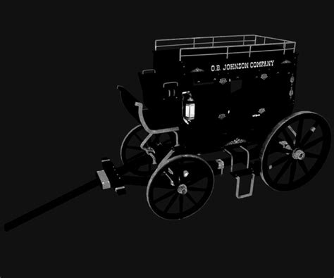 Artstation Stagecoach 3d Model Game Ready Game Assets