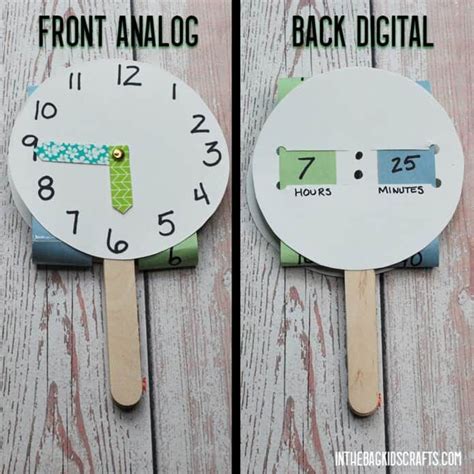 Easy Telling Time Craft Telling Time Learn To Tell Time Clocks Diy
