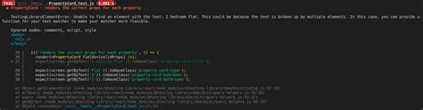 Javascript How To Fix Testinglibraryelementerror Unable To Find An Element With The Text