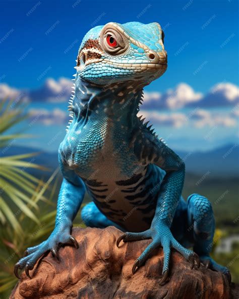 Premium Photo Blue Belly Lizard Ai Generated Pictures