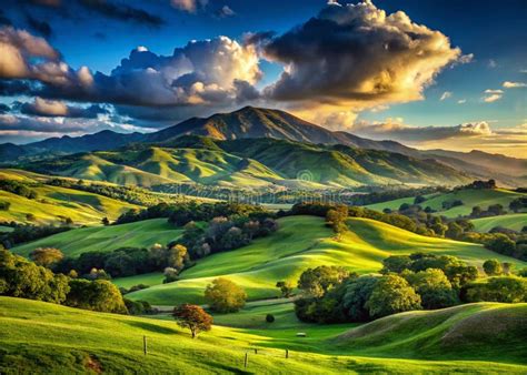 Breathtaking Panoramic View Of Mount Diablo Concord California Rolling