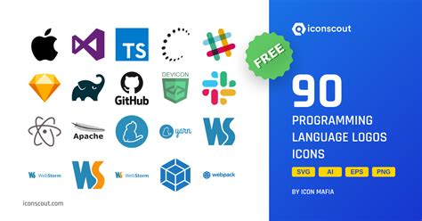 Programming Language Icons Programming Language Icons 1295 Free Vector Icons Built For