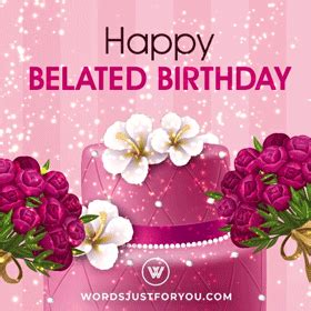 Happy Belated Birthday  7703 Original
