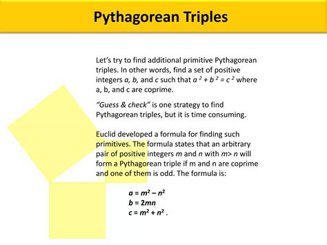 Pythagorean Triples PPTX