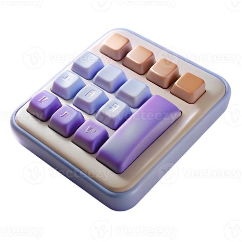 Beautiful Creative Wireless Keyboard Numeric Keypad Isolated Cutout High Quality 57872622 Png