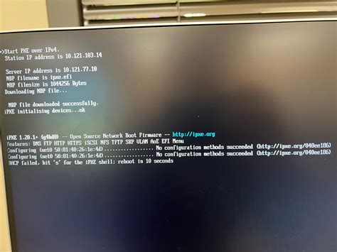 Pxe Boot Failing At Dhcp Fog Project