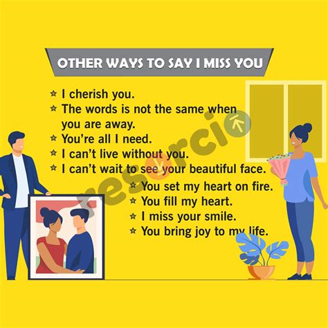 Other Ways To Say I Miss You Template 04