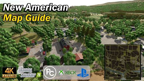 New American Map Guide Farming Simulator 25 Youtube