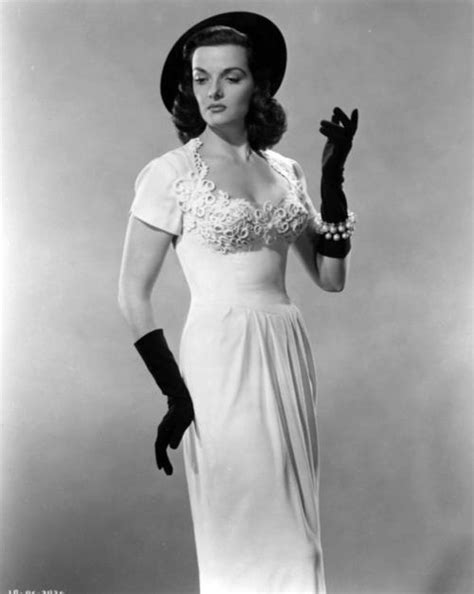 Lovely Jane Russel Vintage Hollywood Stars 1940s Fashion Dresses