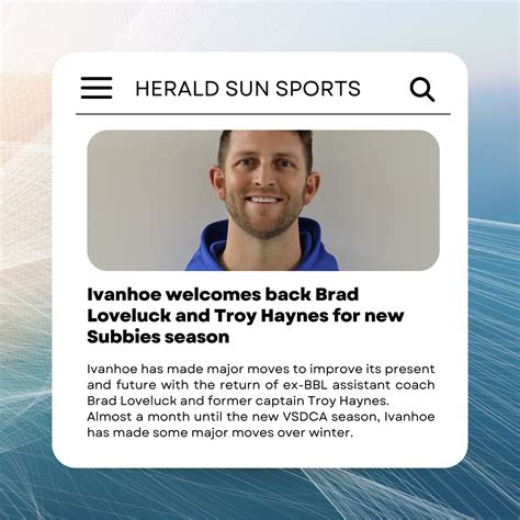Ivanhoe Welcomes Back Brad Loveluck And Troy Haynes For New Subbies