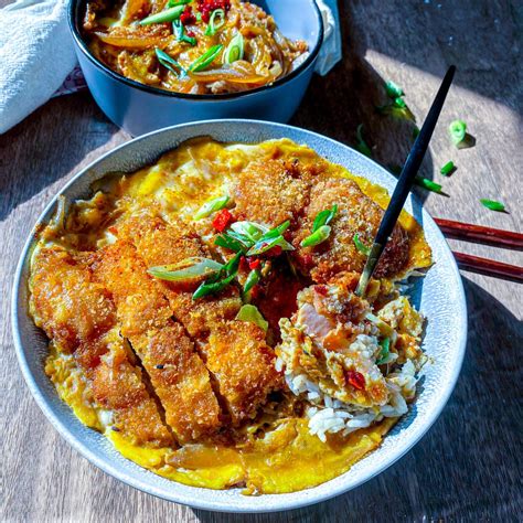 Katsudon Recipe Katsudon かつ丼 Pork Cutlet Rice Bowl