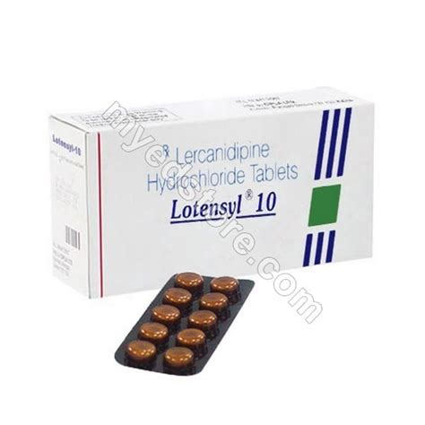 Lotensyl 10 Mg Lercanidipine My Ed Store