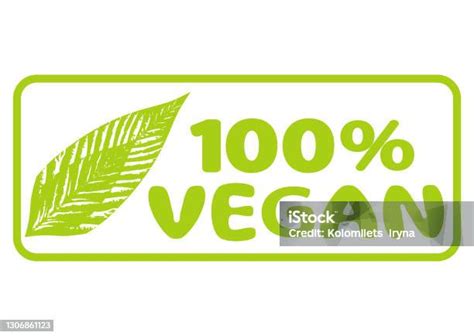 100 비건 아이콘 잎이 있는 채식주의 유기농 식품 라벨 배지 흰색 배경에 고립 된 녹색 천연 채식주의 자 기호 벡터 0명에