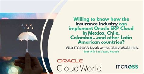 Itcross On Linkedin Ocw Cloudworld Insurance Oracle Erpcloud