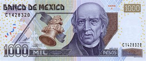 Mexican Currency Bills And Coins Inside Mexico