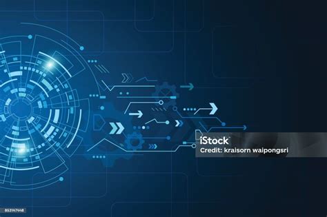 Sci Fi 미래의 사용자 인터페이스 Hud 기술 추상 배경 벡터 일러스트 레이 션 0명에 대한 스톡 벡터 아트 및 기타 이미지 0명 가상현실 개념 Istock