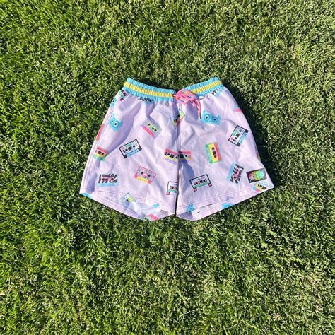 Retro Pink Slunks With Boomboxes Size S Great Depop