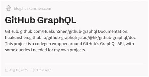 Github Graphql