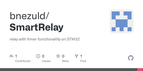 GitHub Bnezuld SmartRelay Relay With Timer Functionallity On STM32